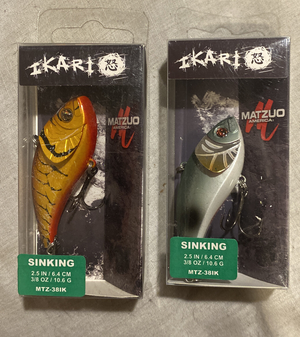 Ikari Matzuo MTZ-38IK Sinking 2-1/2” 3/8oz Giz Shad & 1-pc Rusty Craw 2 ...