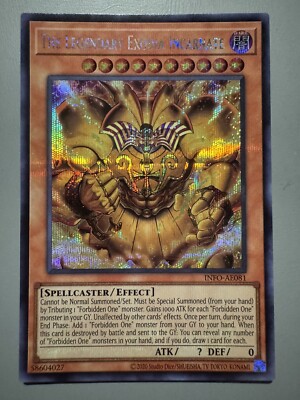 YUGIOH THE LEGENDARY EXODIA INCARNATE ASIA ENGLISH INFO-AE121 SECRET ...