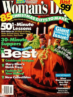 Woman's Day Magazine November 3, 1992 85 Christmas Gifts to Make | eBay
