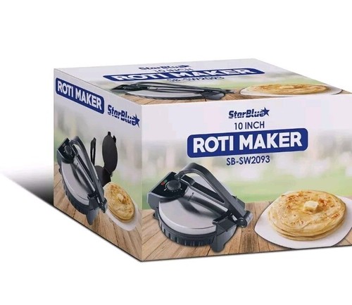 10inch Roti Maker by StarBlue with Free Roti Warmer - The Automatic Non ...