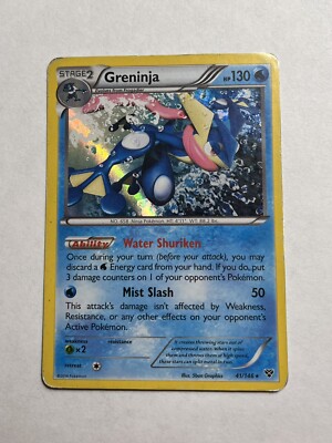 Pokémon TCG Greninja Holo Foil 41/146 XY Base Set LP/MP | eBay