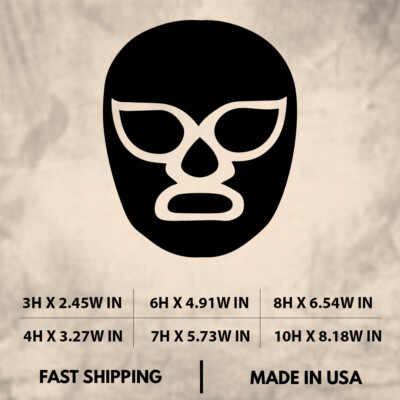 Nacho Libre|Mask|Lucha Libre| Wrestler|Vinyl Sticker|Decal for Window ...