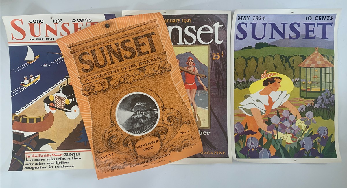 Old Photos From Sunset Magazine Sunset Magazine Large Paper Poster,