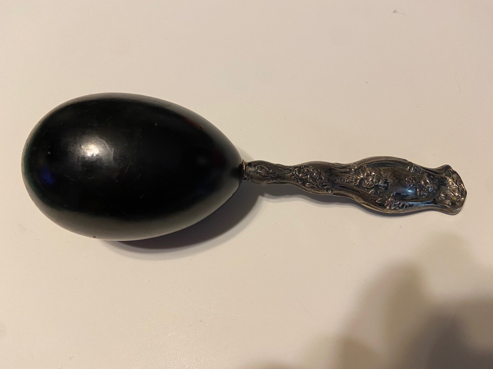 Victorian Sterling Handle Sock Darner Darning Egg 5-1/2" | eBay