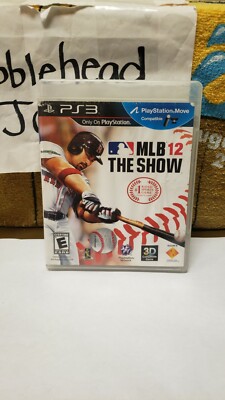 CIB MLB 12 THE SHOW BASEBALL 2012 PS3 SONY PLAYSTATION 3 VIDEO GAME | eBay