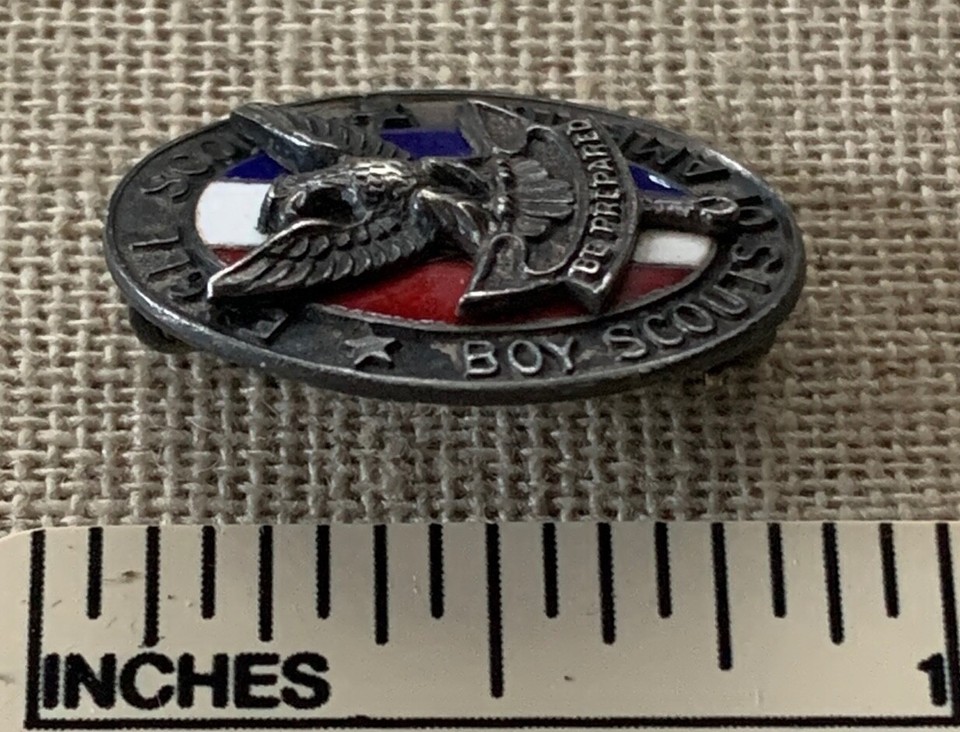 Vintage EAGLE SCOUT Boy Scouts of America Hat Badge PIN BSA Award ...