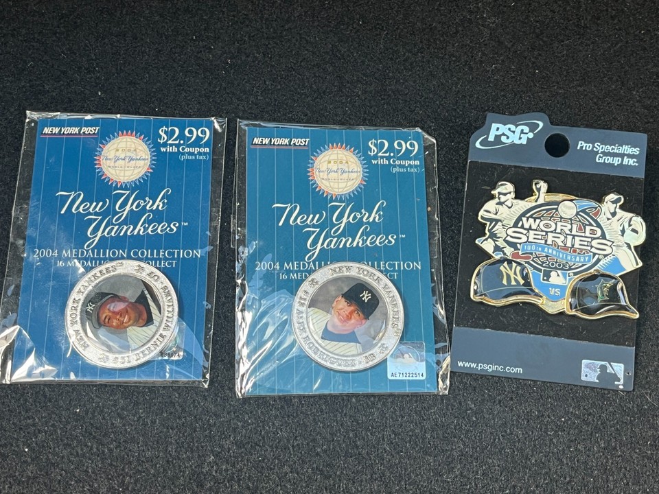 New York Yankees Pin Collection World Series Champions Sets + Jeter ...