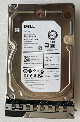 92MDW DELL SEAGATE ST8000NM0205 8TB 7.2K RPM SATA 6Gb/s 3.5" 512e HDD ...