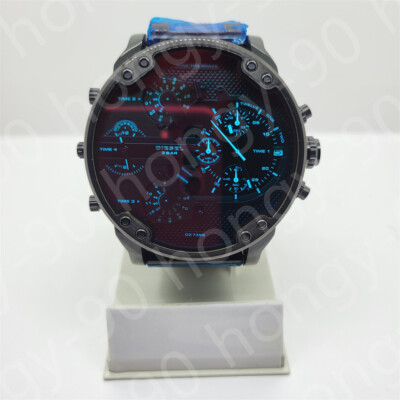 Diesel DZ7395 Mr Daddy 2.0 Black Chronograph Stainless Steel Quartz Men ...