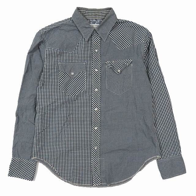Engineered Garments Patchwork Shirt Block Check Long … - Gem