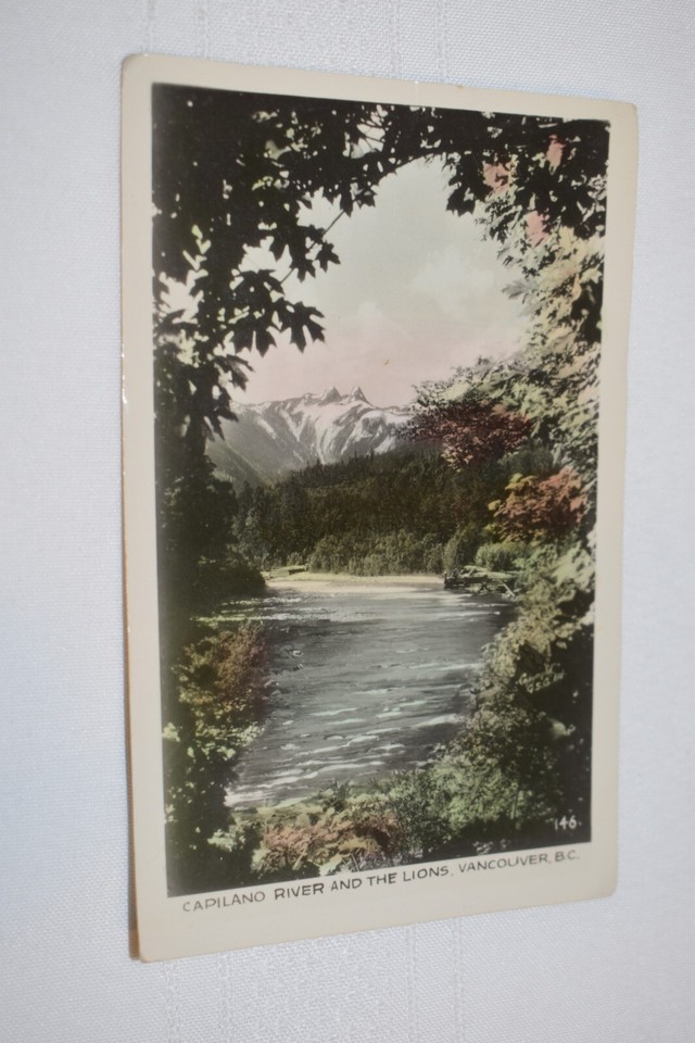 Capilano River and the Lions Vancouver B.C. 146 Postcard The Gowen Sutton Co. | eBay
