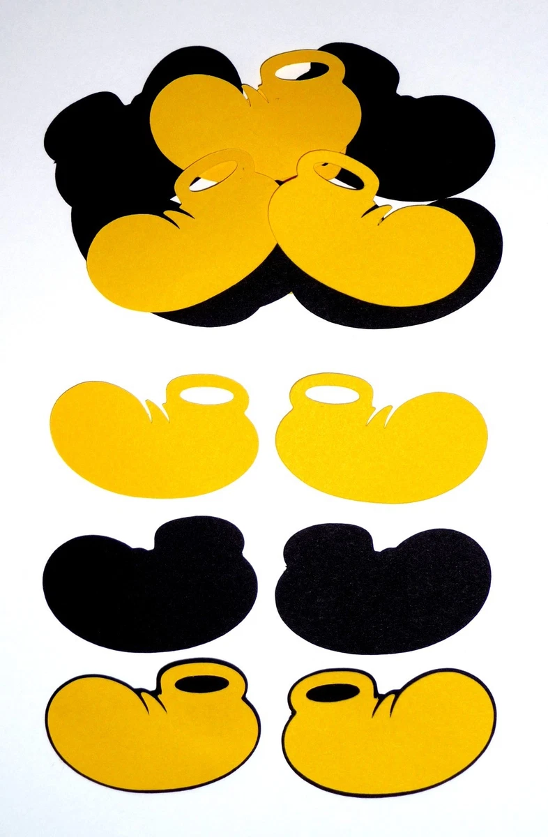 Mickey Mouse Shoe Clipart