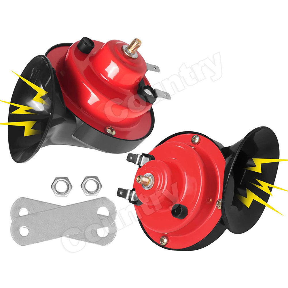 2Pcs Super Horn 12V 300DB Super Loud Horn Snail Motorcycle Car Truck ...