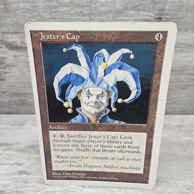 Jester's Cap M:tG Oversized promo card MOD PLAY | eBay