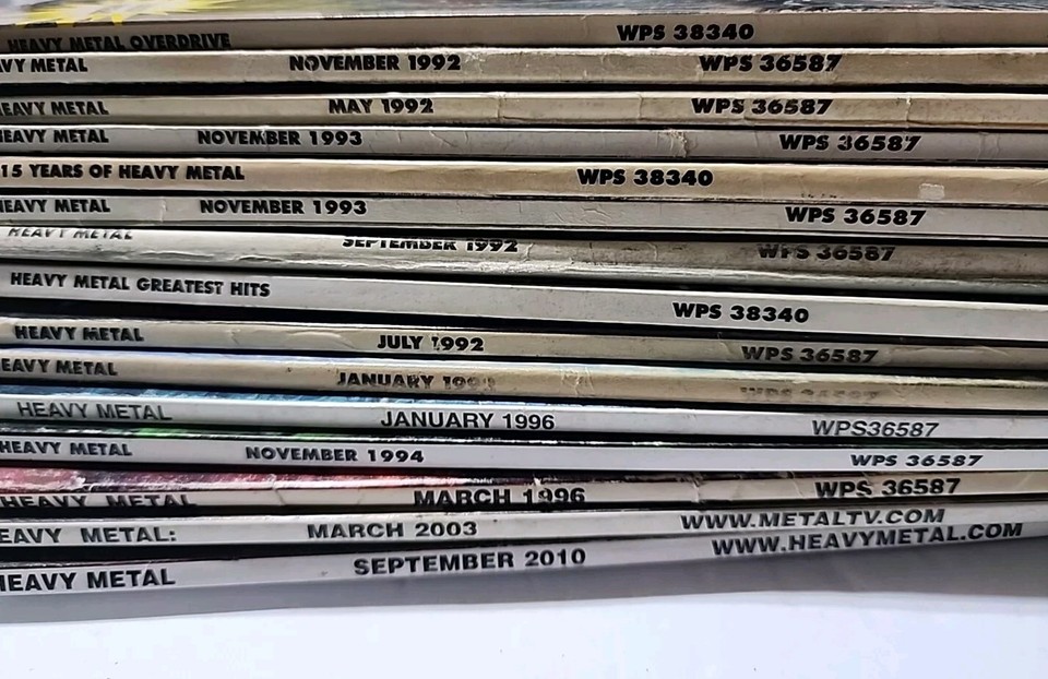 Heavy Metal Magazine Lot! Including Special Editions - 15 Total | eBay