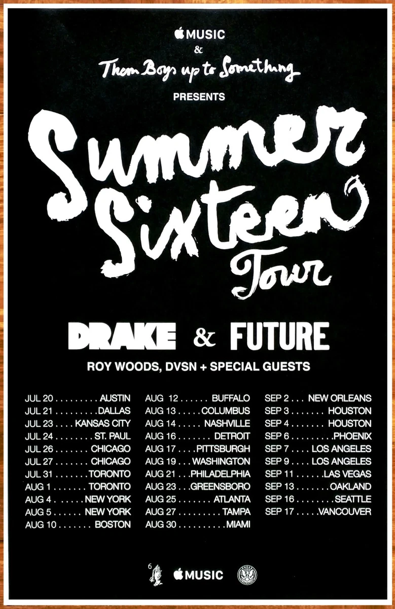 Drake Would You Like A Tour Poster