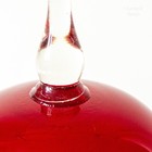 Italian Vintage 1960s/70s Empoli Ruby Red Glass Optic Brandy Balloon ...