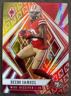 2020 Panini Phoenix Deebo Samuel Fanatics Fire Burst Hyper Prizm ...