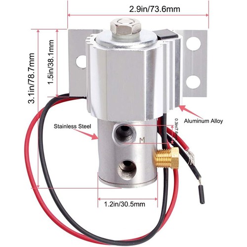 Roll Control Line Lock Hill Holder Install silver Line & Fitting Kit ...