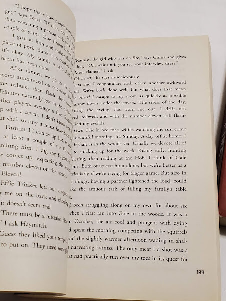 Catching Fire Book Pages