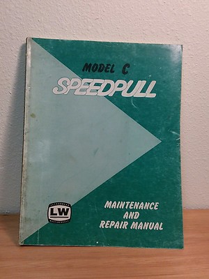 Vintage Le Tourneau Model C Speedpull Scraper Maintenance and Repair ...