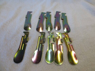 ARMY CAN OPENERS x 10 with SPOON BOTTLE OPENER 2007 MADE RATION PACK ...