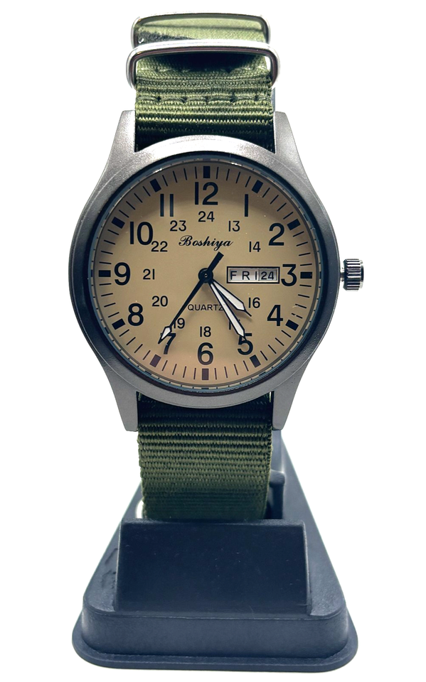 NEW MEN'S QUARTZ FIELD AND OUTDOOR WATCH BY BOSHIYA | eBay