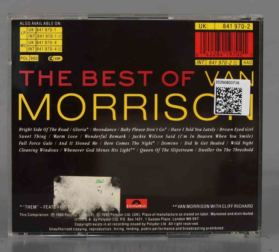 CD. Van Morrison The Best Of Van Morrison | eBay
