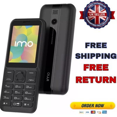 IMO Dash 4G Black UK Big Button SIM Free Mobile Phone UK SELLER | eBay UK