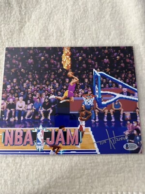 Tim Kitzrow Autographed NBA Jam Print (authenticated) | eBay.de