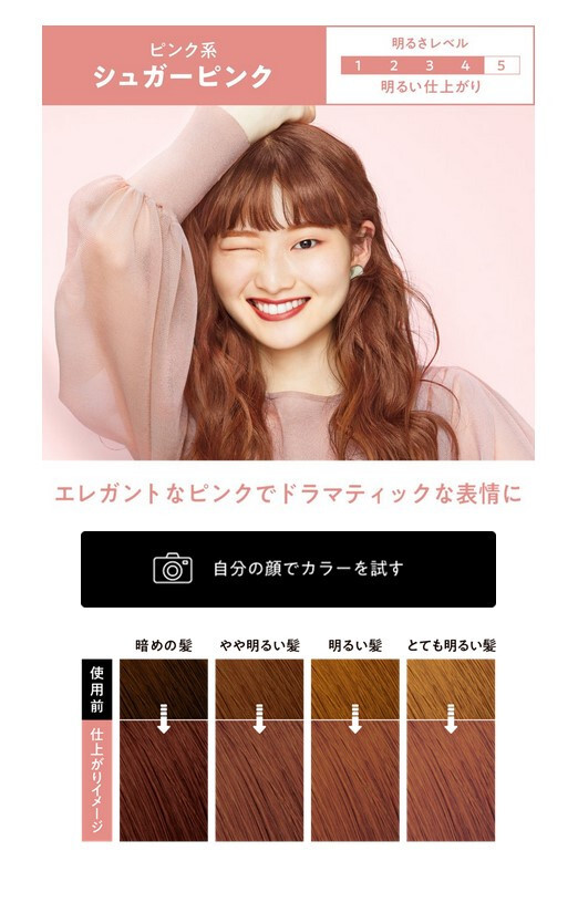 [LIESE] Prettia Kao Natural Design Creamy Bubble Hair Dye Color BERRY ...