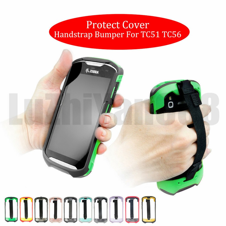 For Zebra TC51 TC510K TC52 TC56 TC57 Protect Cover Handstrap Bumper ...