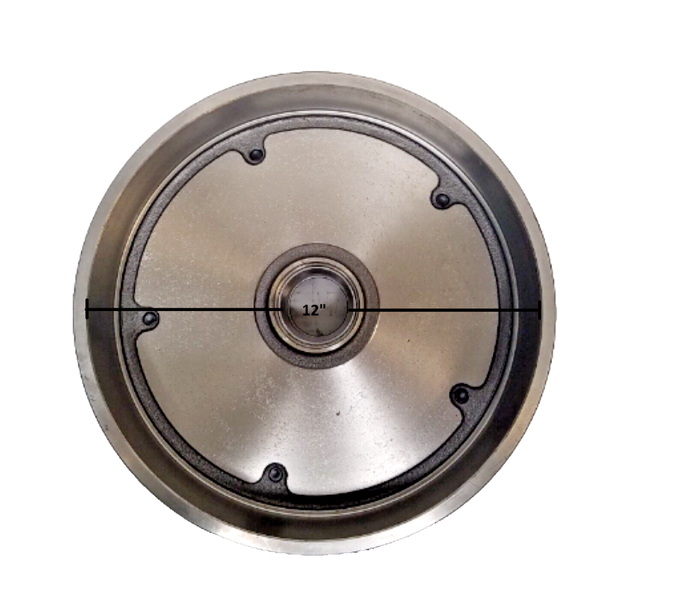 12" x 2" Mobile Home Drum Demountable Hub w/Bolts Wedges Bearings Cap ...