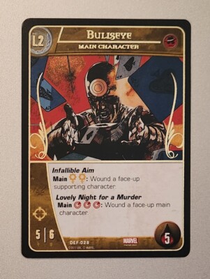 Bullseye DEF-028 2015 VS System Gold Accents Trading Card TCG CCG | eBay