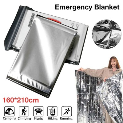 Thermal Insulation Tear Resistant Survival Emergency Blanket First Aid ...