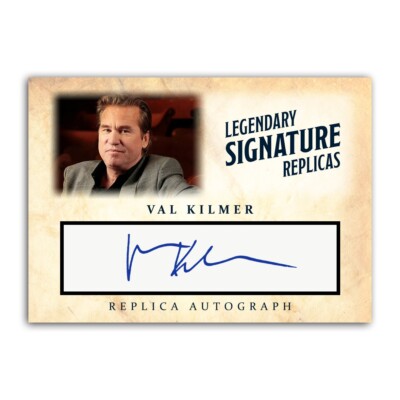 Val Kilmer ACEO Replica Autograph Collectible Trading Card in Top ...