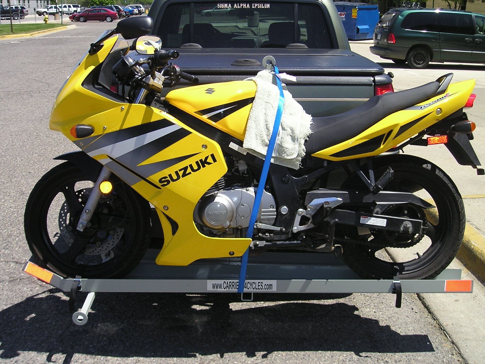 Motorcycle Carrier/150mm tray, 1000# adjust. perfect for HD Sportster ...