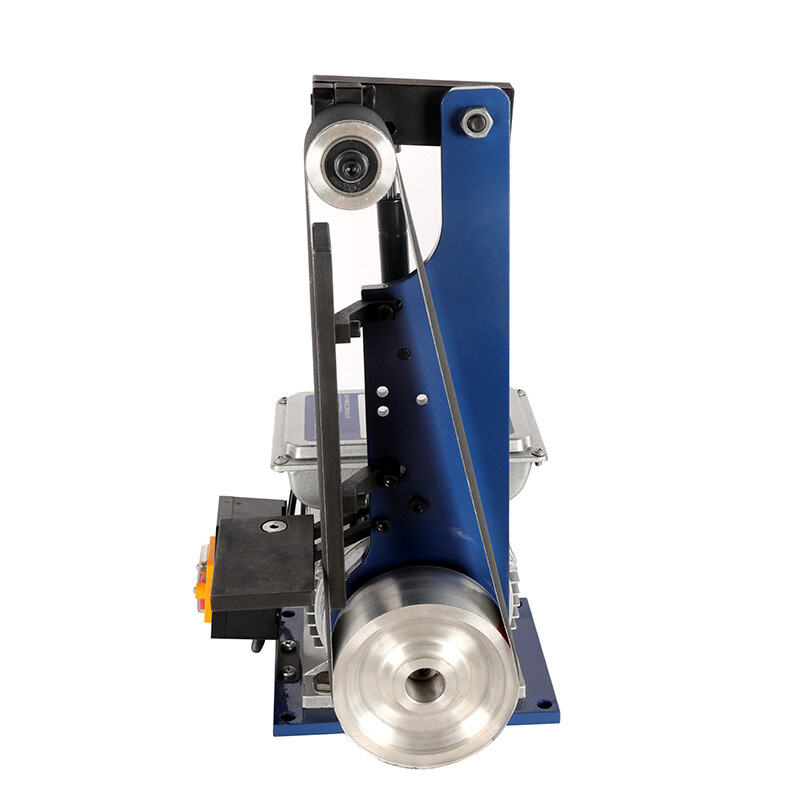 1.5 KW Industrial Vertical Metal Belt Polish Machine Woodworking Deburr ...