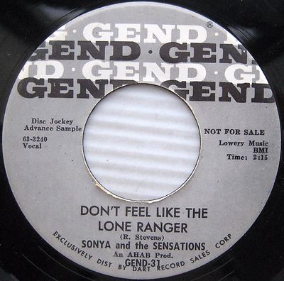 SONYA the SENSATIONS Northern SOUL 45 oh lonesome heart don't feel ...