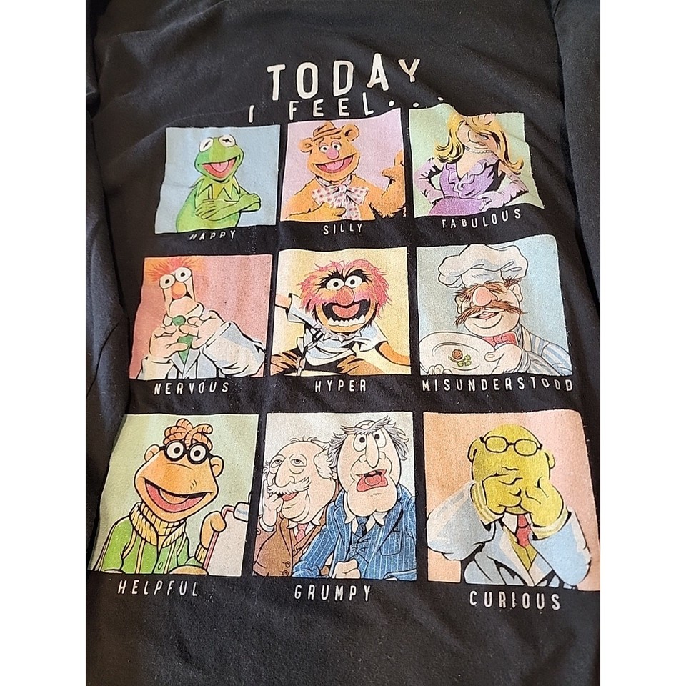Disney Sesame Street I Feel Characters All L Black | eBay
