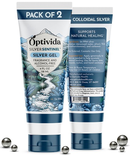 Colloidal Silver Gel for Wound Care (2 Pack) - Topical Solution ...