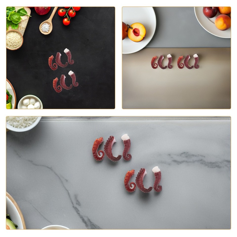 6pcs Lifelike Octopus Arms - Realistic Octopus Display Model Fake ...