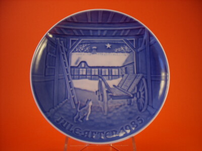 ROYAL COPENHAGEN BING&GRONDAHL Lotto Weihnachts Teller Von 1985 Bis ...