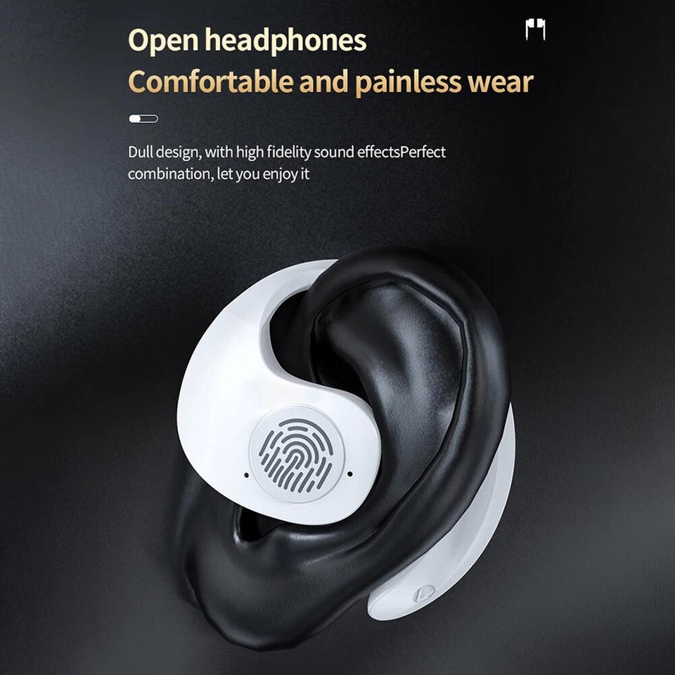 TWS Mini Bluetooth 5.3 Headset Earphones Earbuds Stereo Bass Ear Hook ...