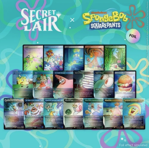 MTG SpongeBob SquarePants Bundle FOIL Edition Secret Lair | eBay
