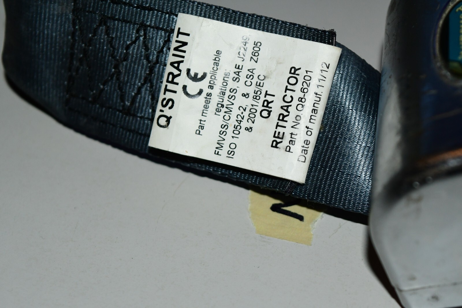 Q'Straint Q5-3053-4-2 Wheelchair Belt Retractor -RARE #2 w5c for sale ...