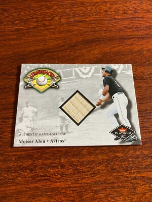 2001 Fleer Lumberjacks Bat Patch Moises Alou | eBay