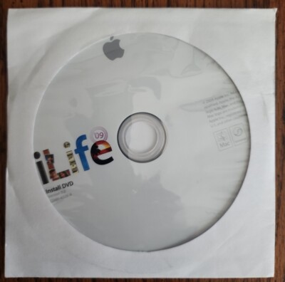 iLife '09 09 9.0 2Z691-6328-A Install DVD 2009 Apple Mac Disc Only ...