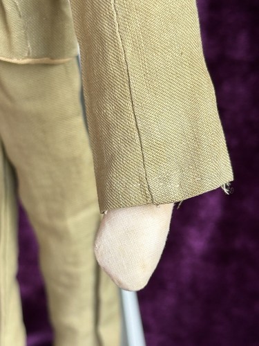 Antique American Primitive 15” Handmade Cloth Rag Folk Soldier (?) Doll ...