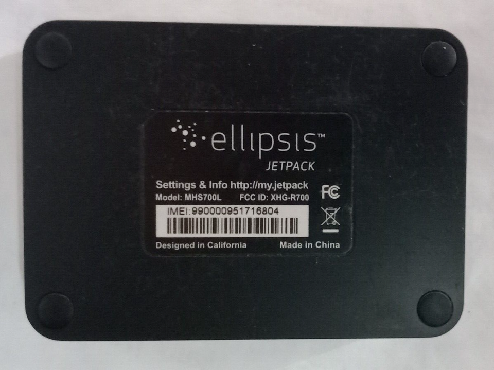 VERIZON JETPACK ELLIPSIS MHS700L 4G LTE WiFi HOTSPOT MOBILE | eBay